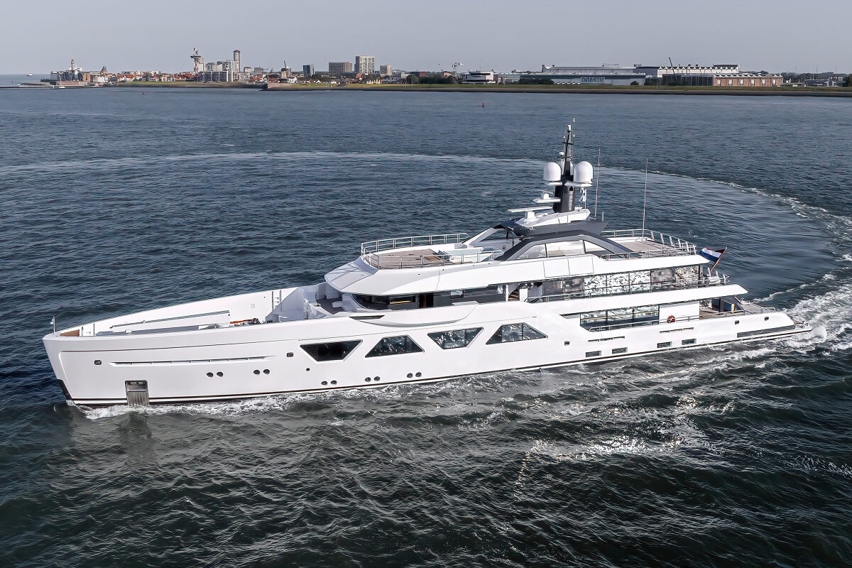 Amels 60 hull three begins sea trials | Yacht Style