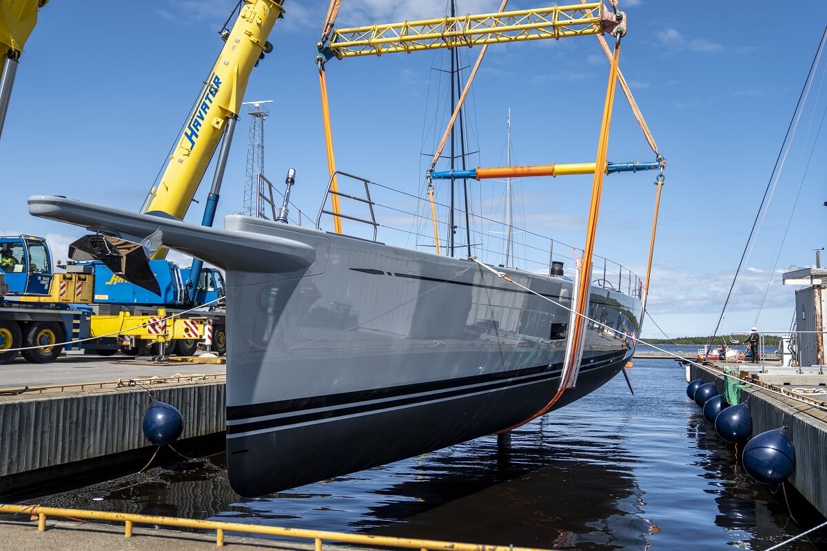 First Swan 108 launches in Finland | Yacht Style