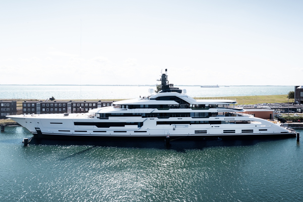 Amels 120m superyacht launched in Netherlands | Yacht Style